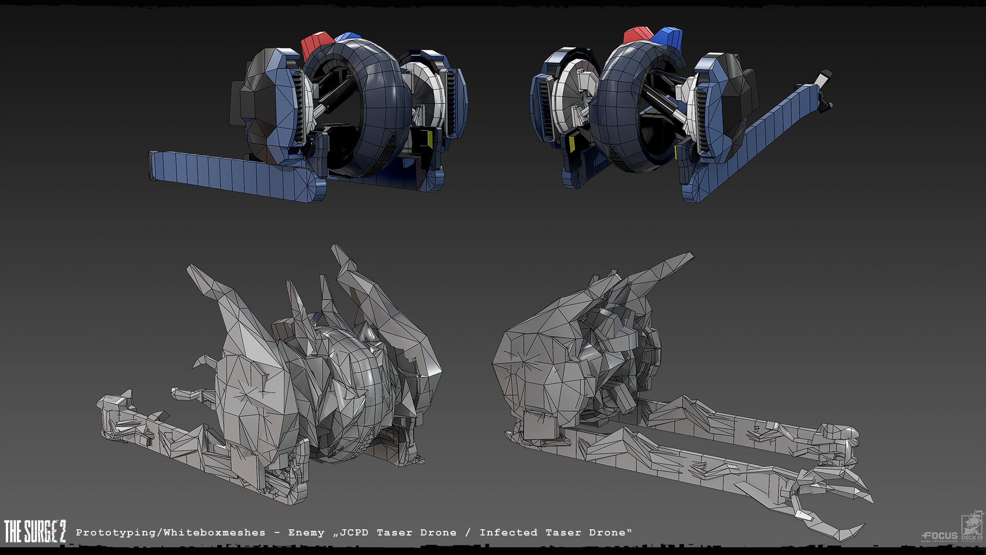 Stefan Hamann - The Surge 2 - Characters Prototypes/Whiteboxes