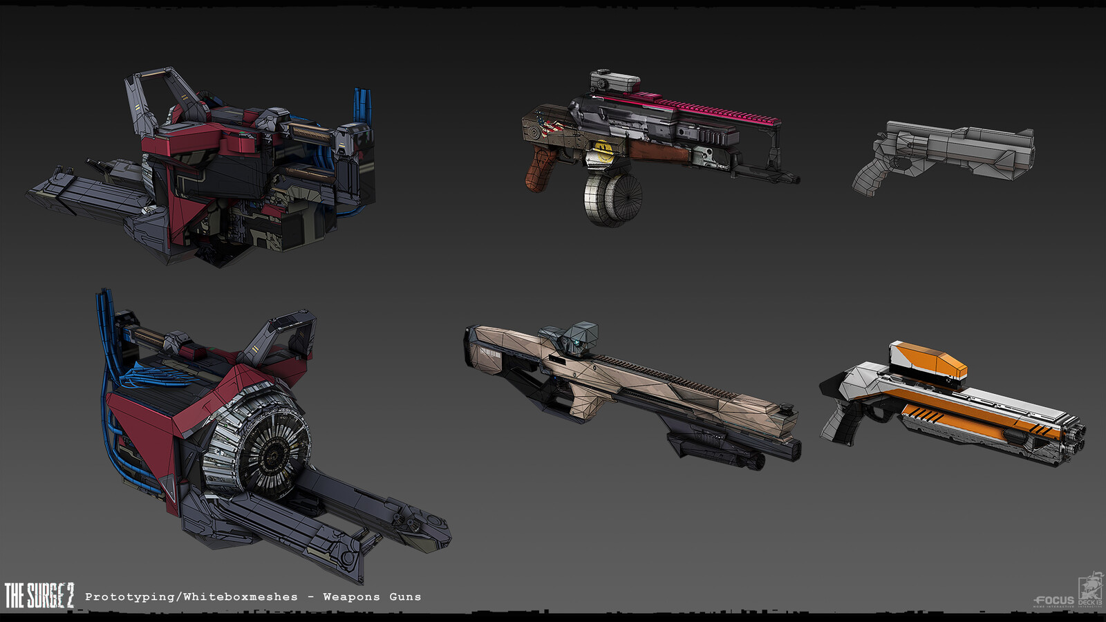 Stefan Hamann - The Surge 2 - Weapons Prototypes/Whiteboxes