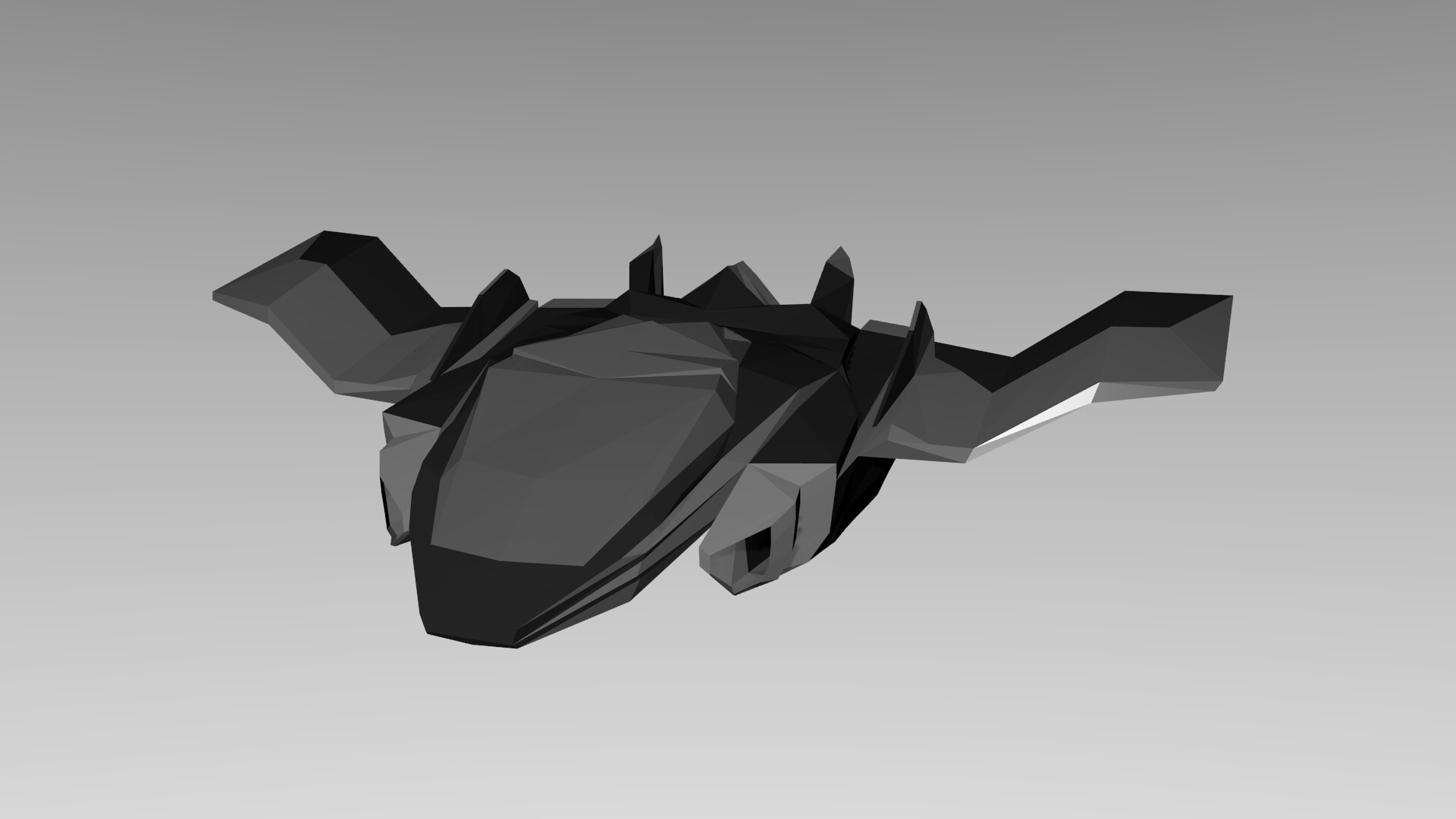 ArtStation - Low Poly Spaceship