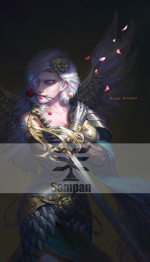ArtStation - Rose Knight