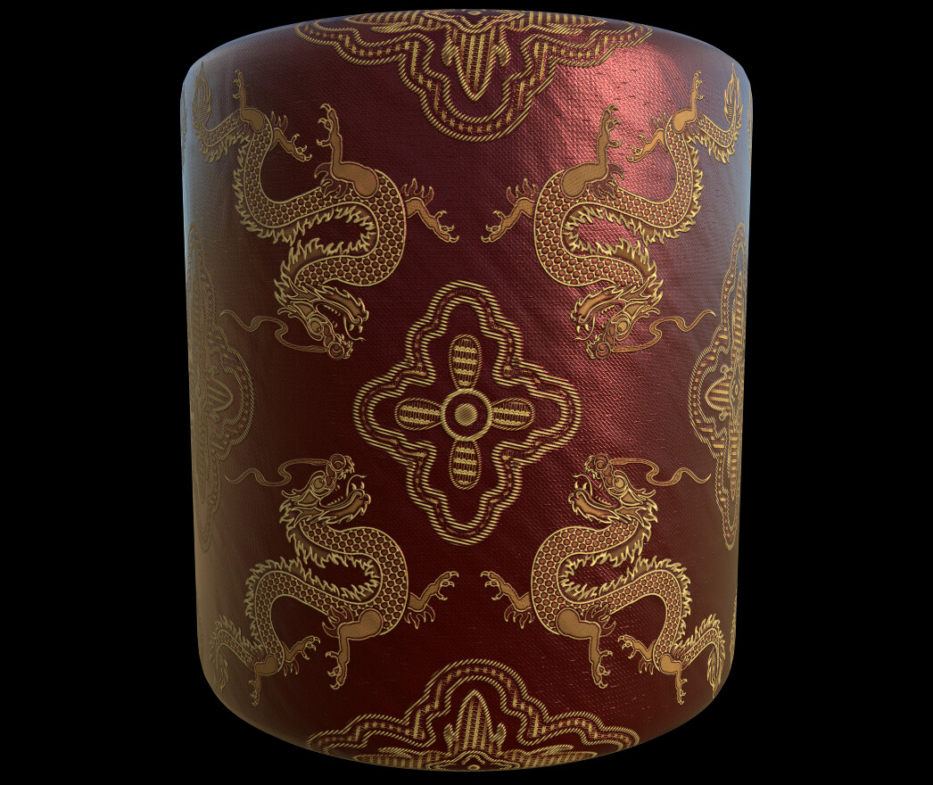 ArtStation - Dragon Cloth Material