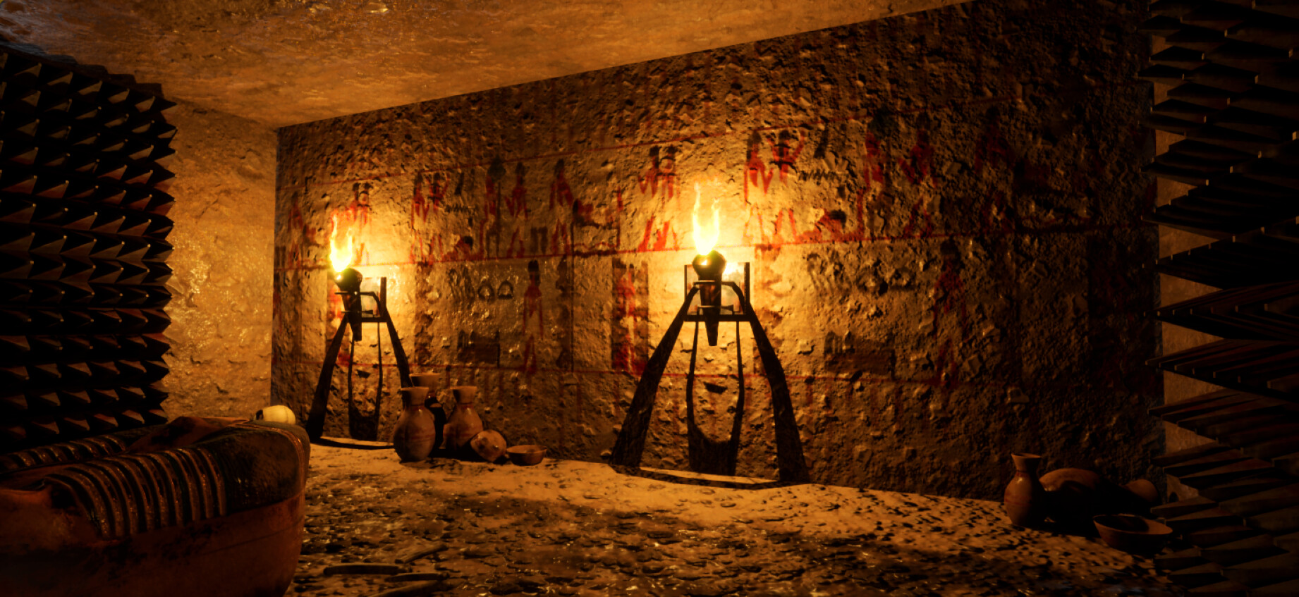 Magalie Bergeron - Egyptian trap room