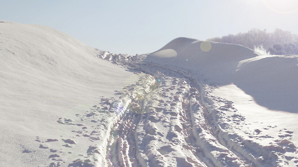 ArtStation - snowy scene