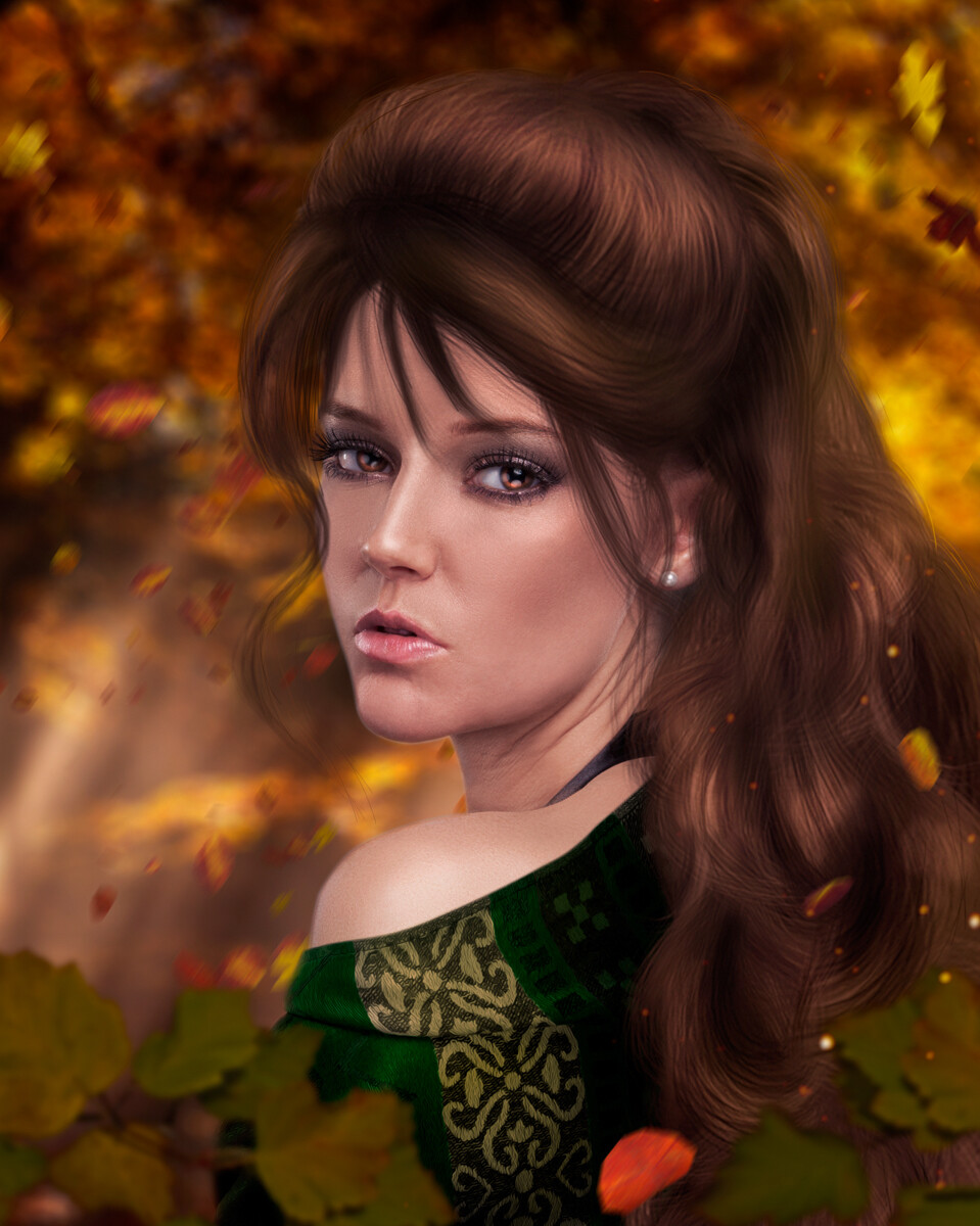 ArtStation - Autumn Portrait