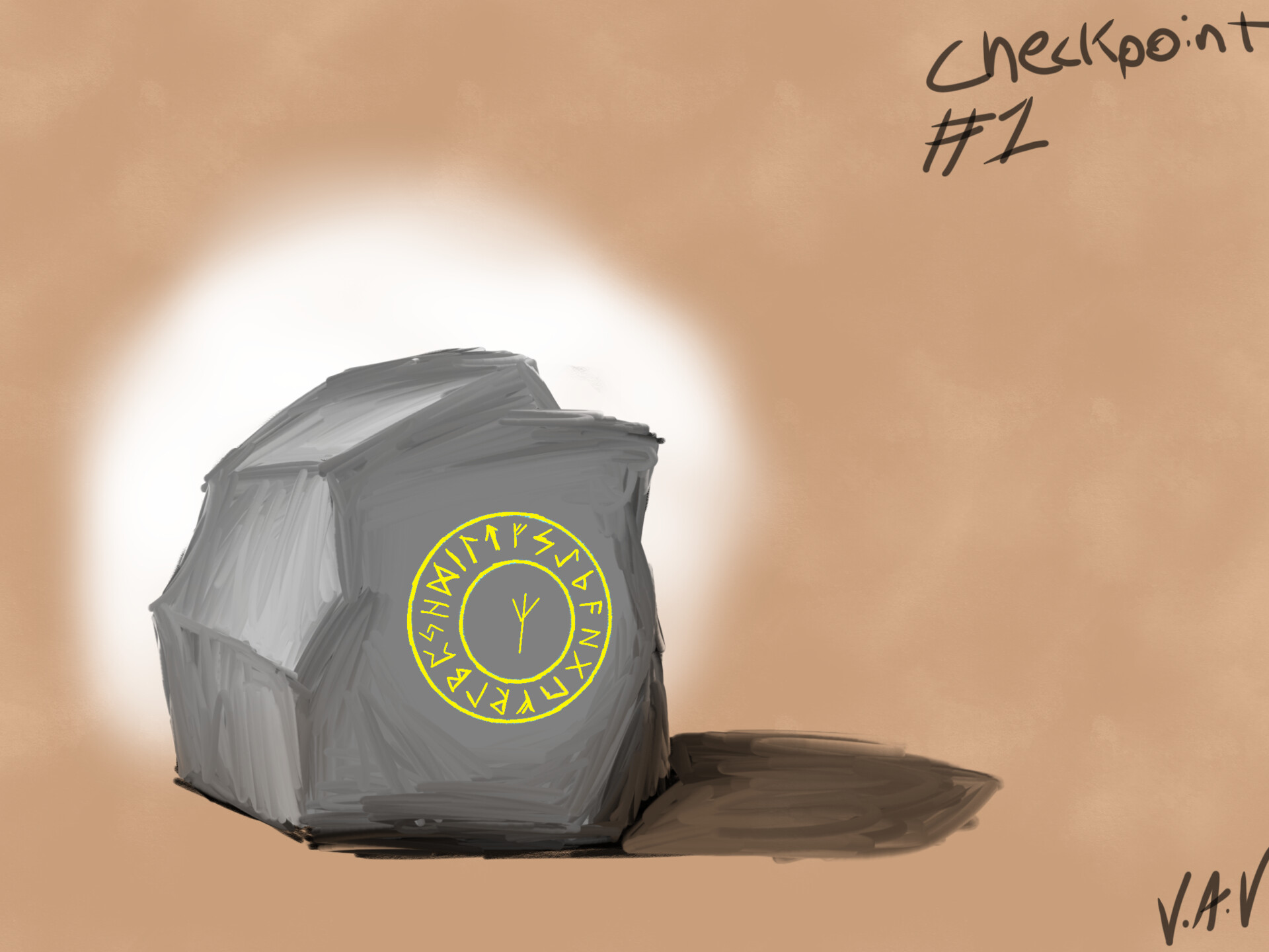 ArtStation - Checkpoint prop