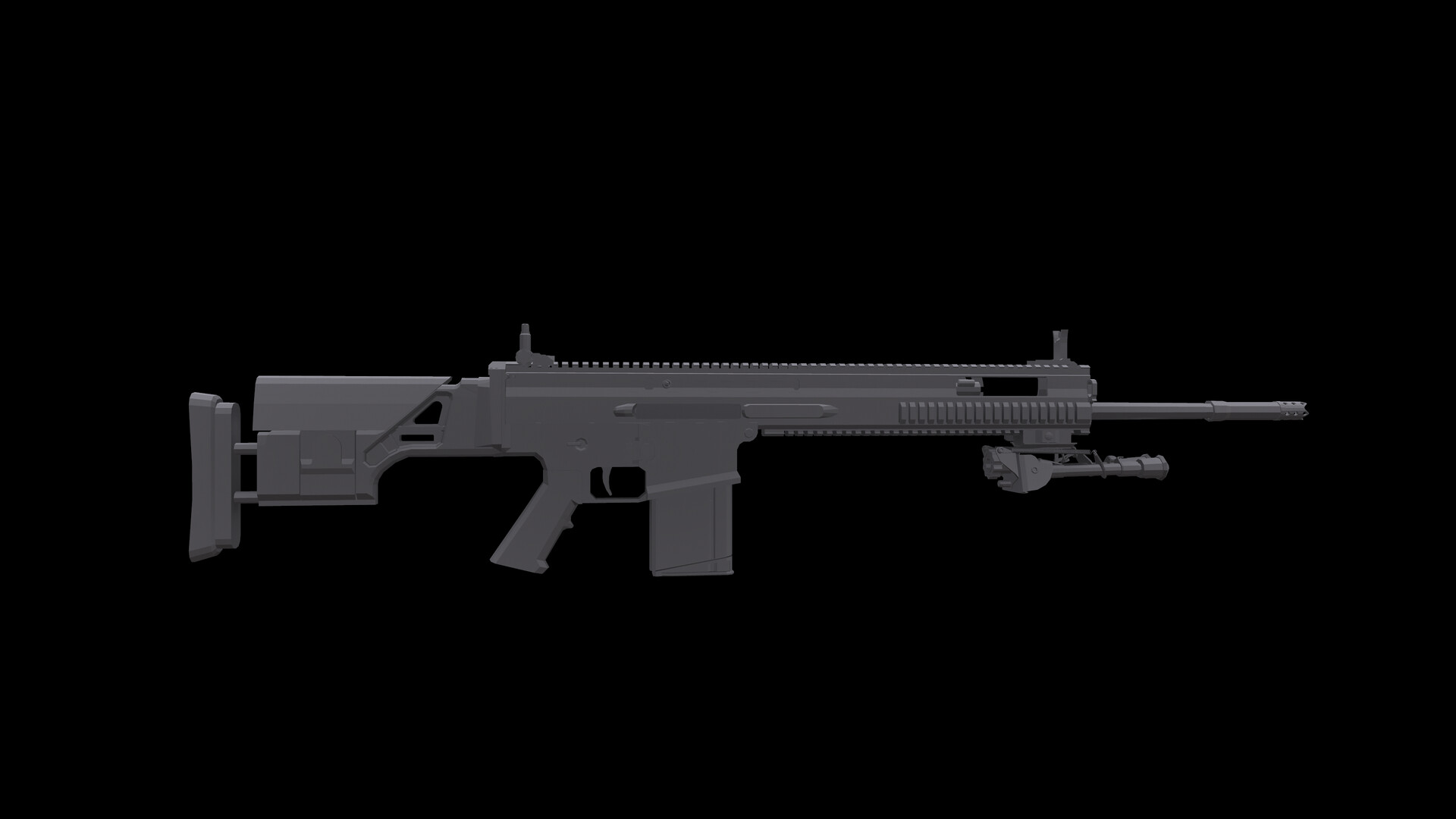 ArtStation - SCAR Mk 20 MOD 0 - WIP