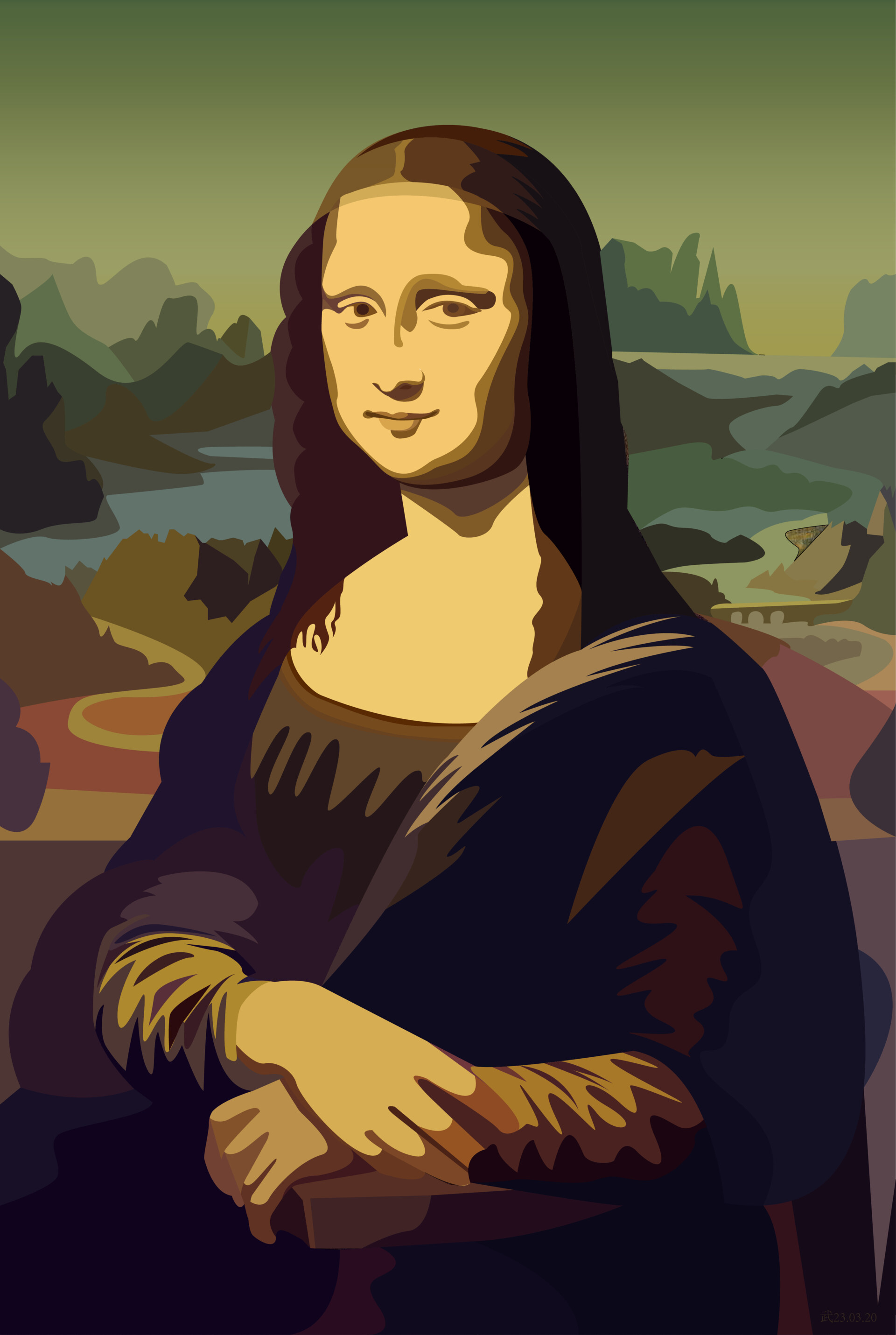 ArtStation - Monalisa with AI