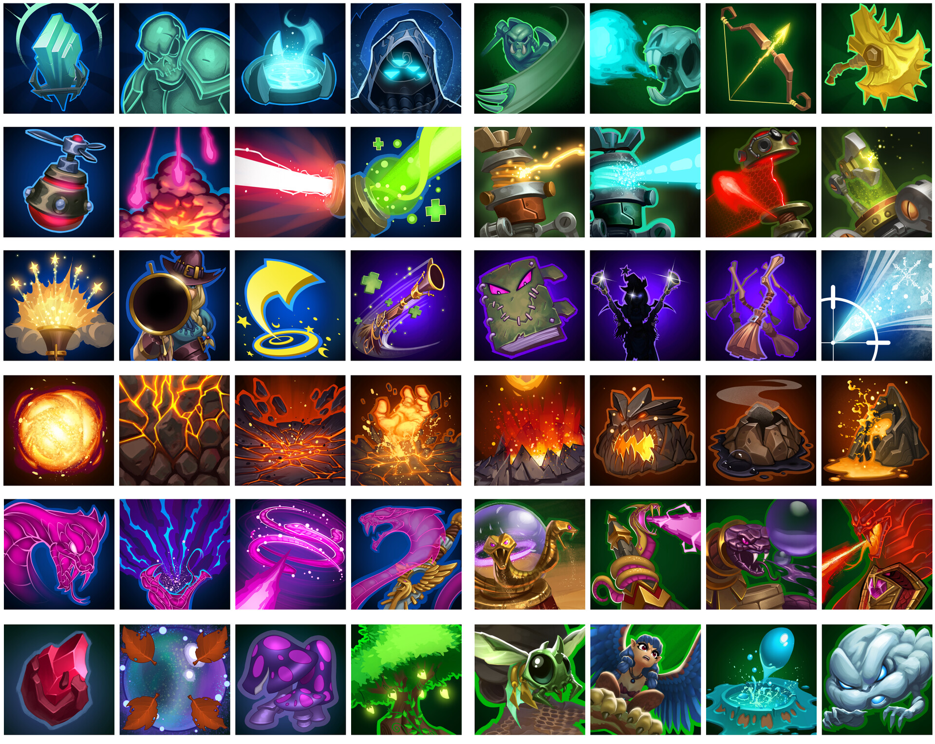 ArtStation - DD2 Tower and Ability Icons