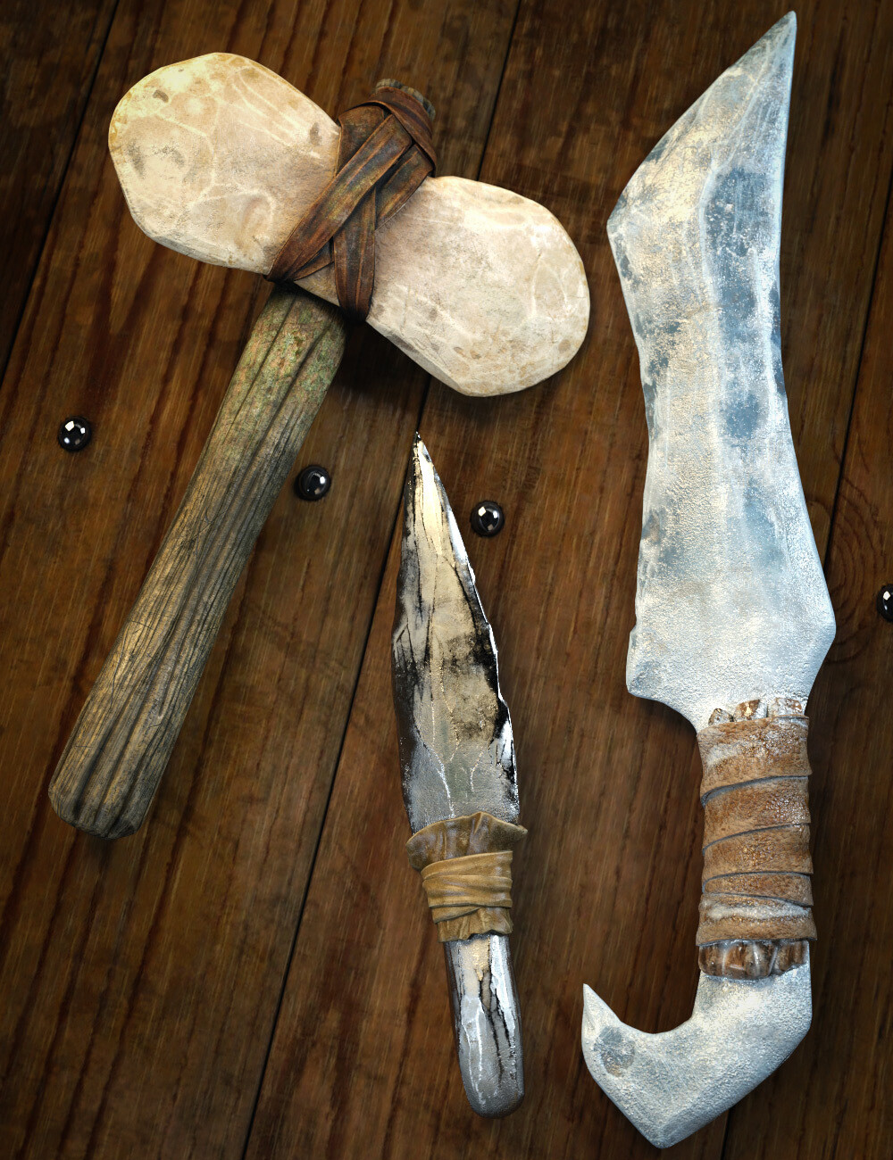 Aeon Soul - Aki Tribe Weapons