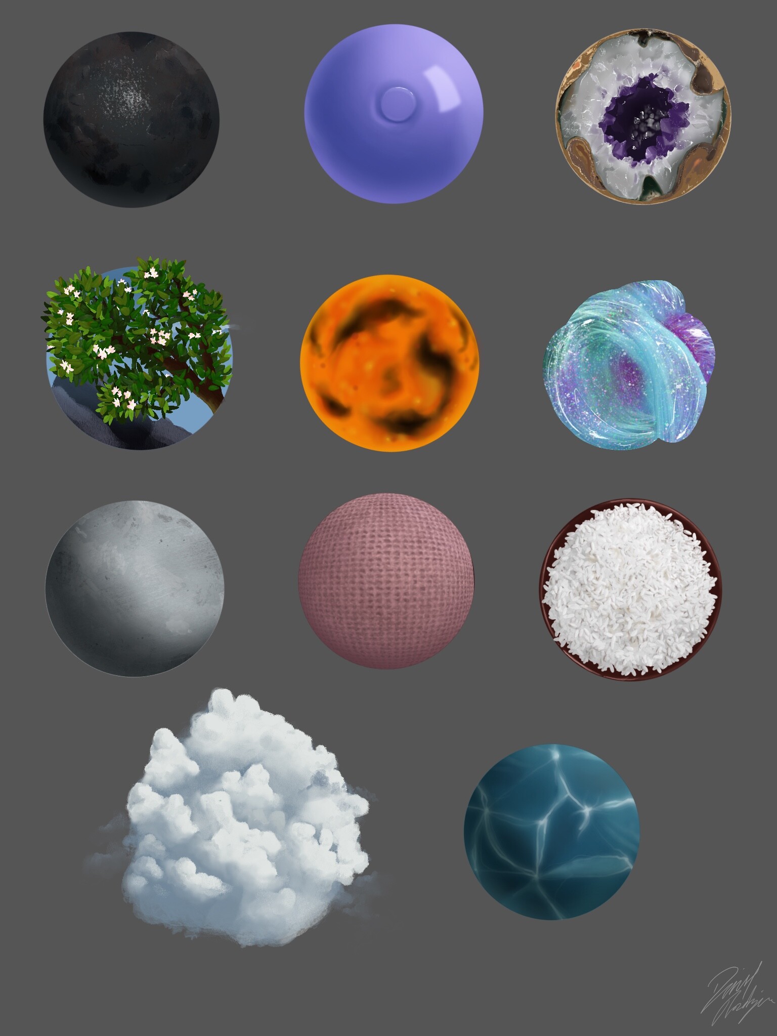 ArtStation - Material Practice