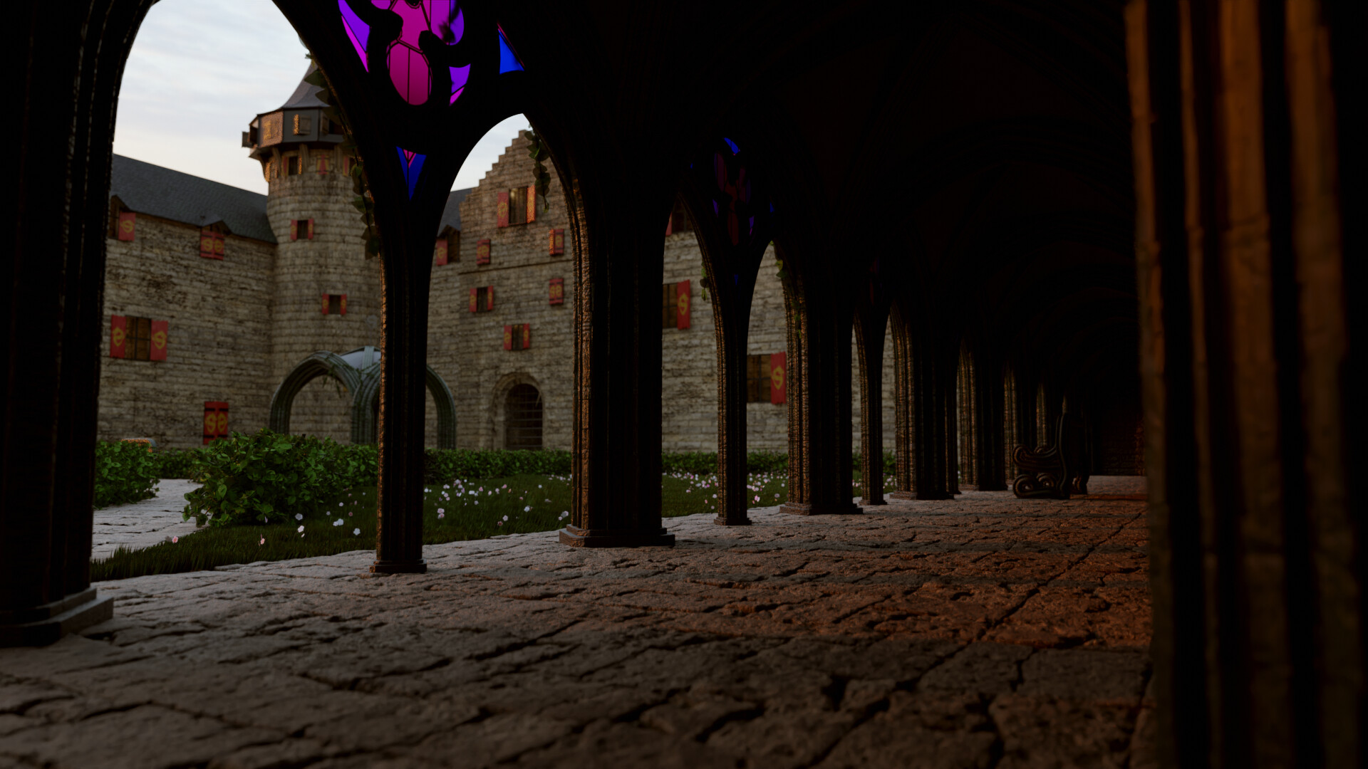 ArtStation - Castle view