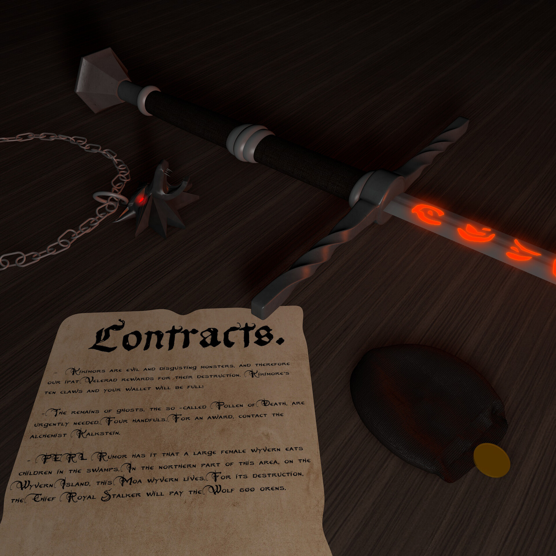 ArtStation - Sword for monsters!