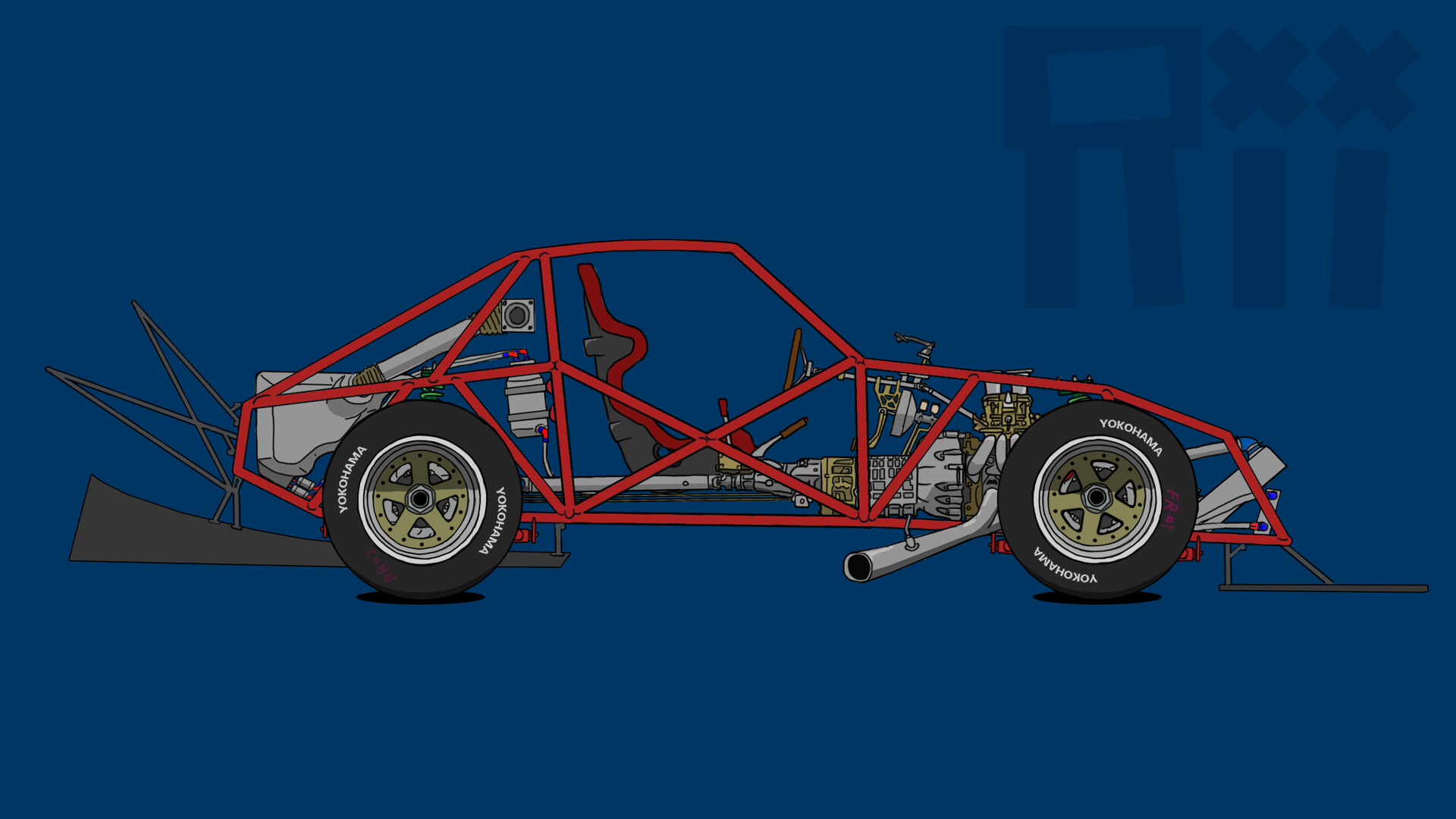 Rii Projects - Mazda Rx7 Cutaway