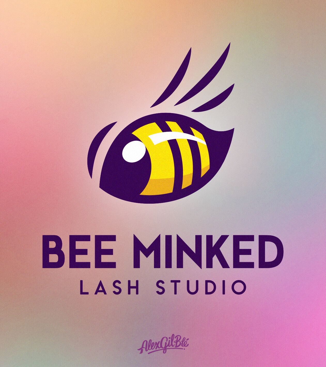 Alex Gil Blé - 'Bee Minked' Logo Design