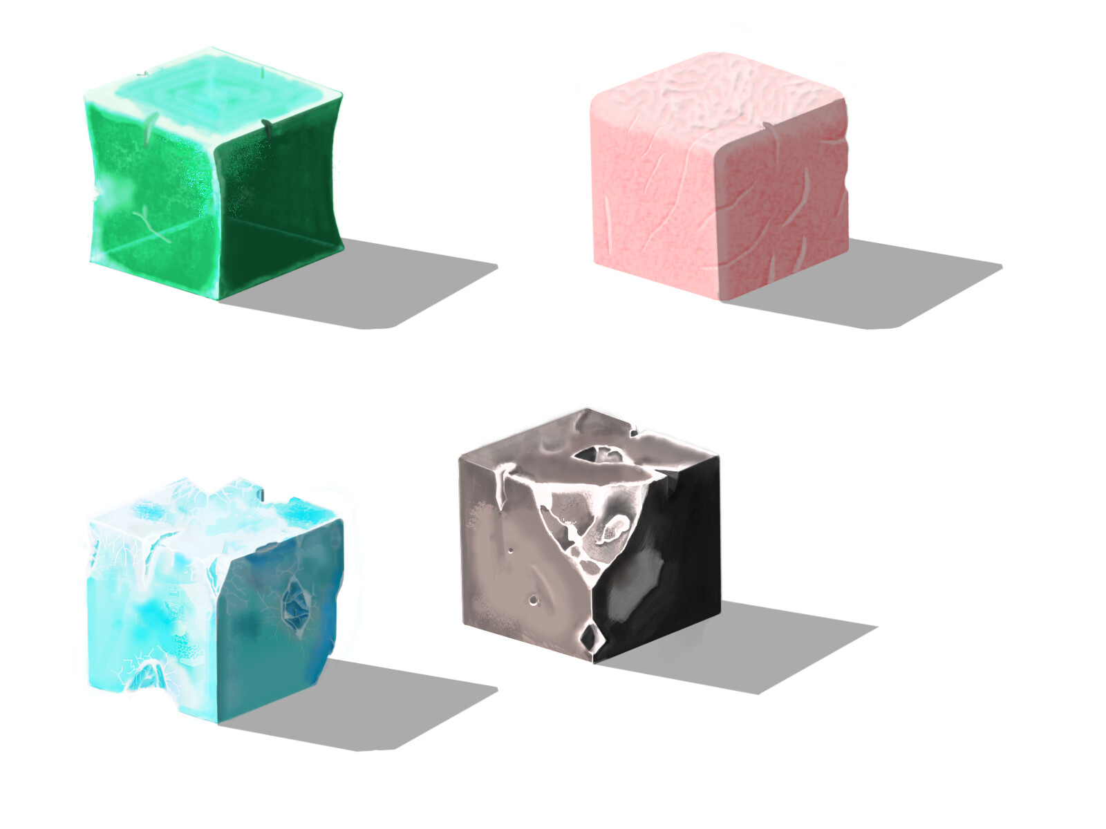 ArtStation - Material Cubes