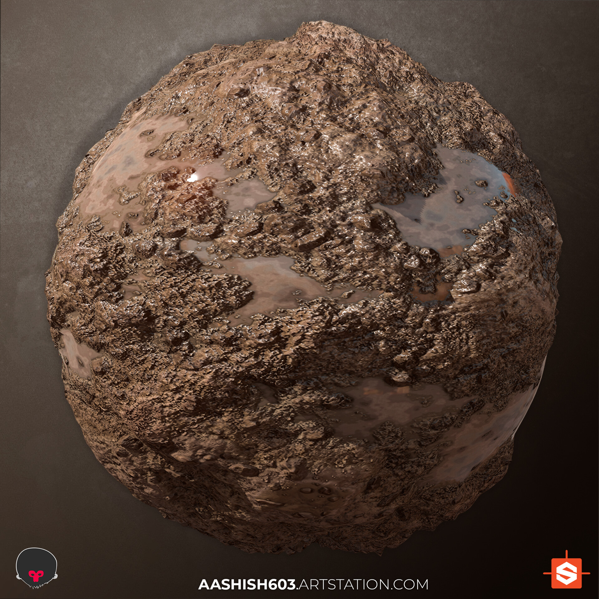 ArtStation - Wet Mud Material