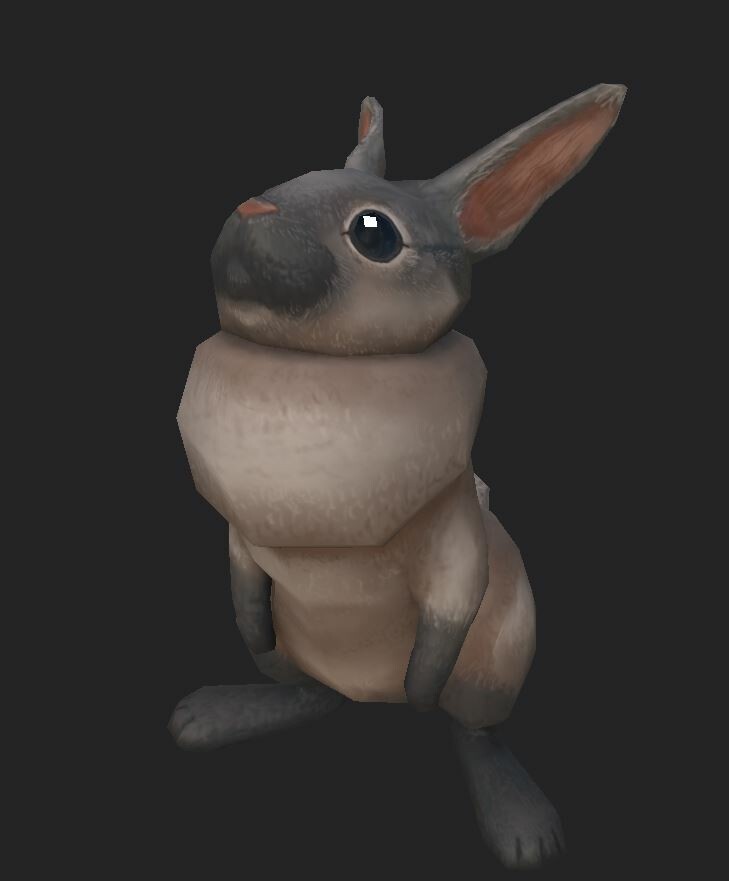 ArtStation - Low Poly Bunny