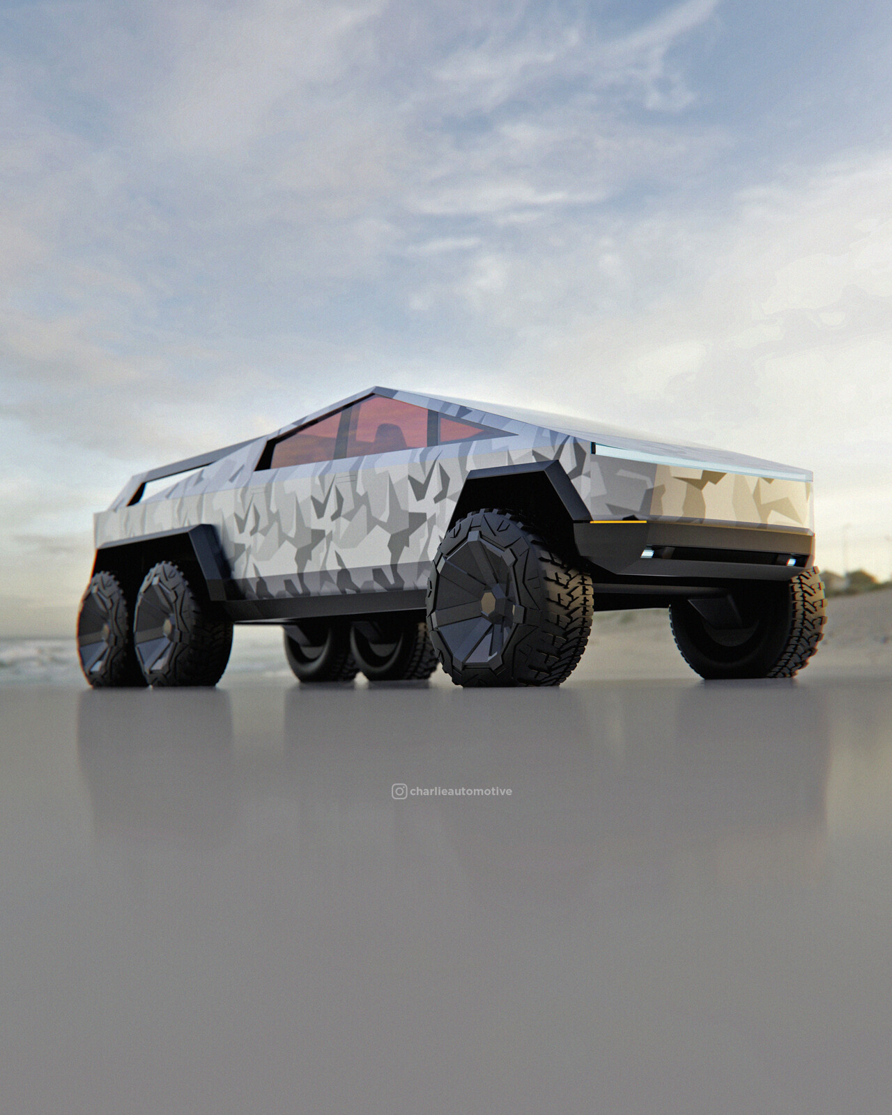 ArtStation - CYBER6 I CYBERTRUCK