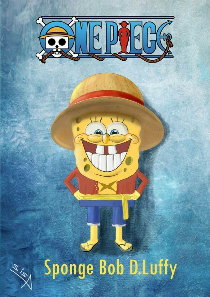 ArtStation - Sponge Bob D.Luffy