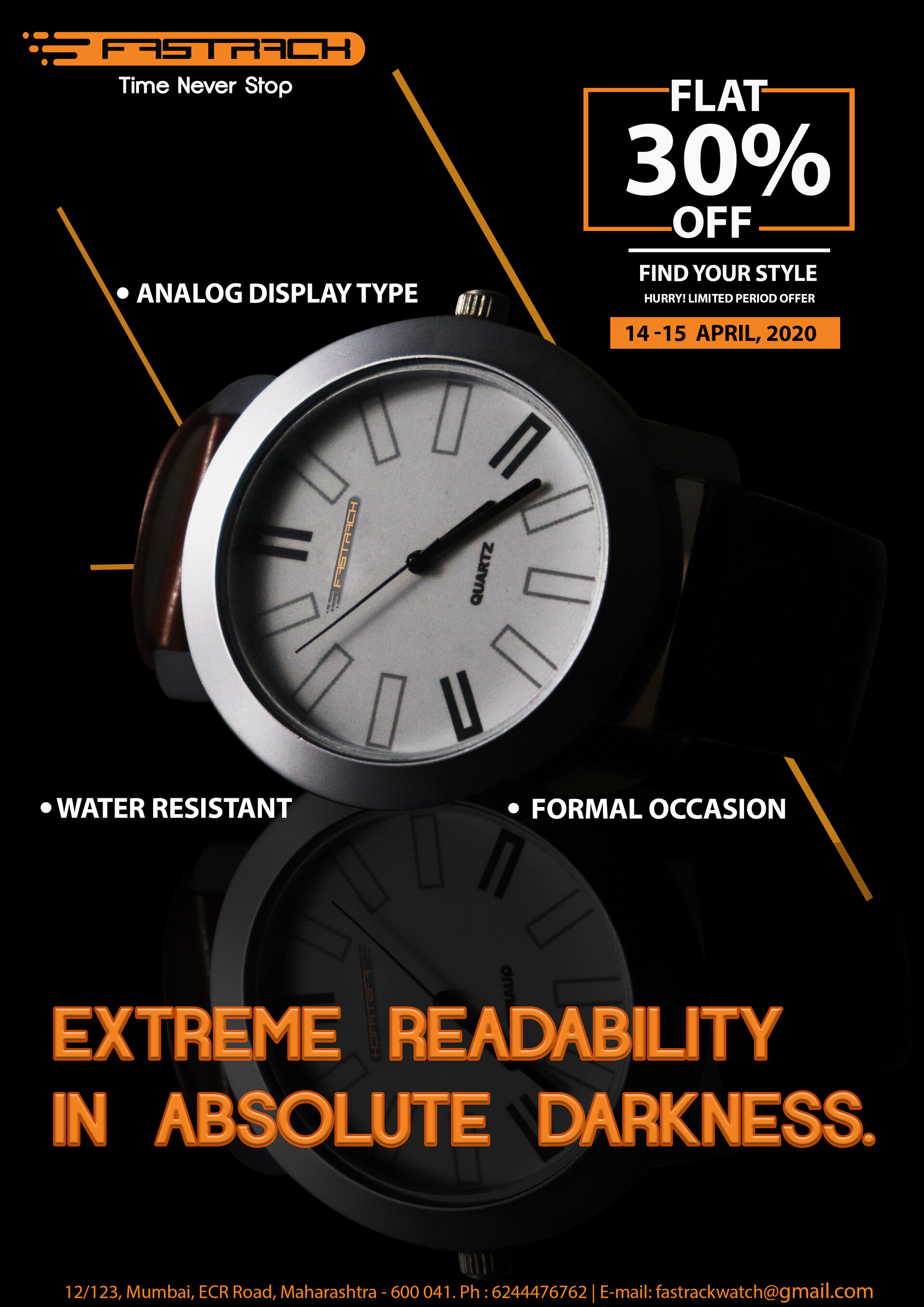 ArtStation - Fastrack watch poster