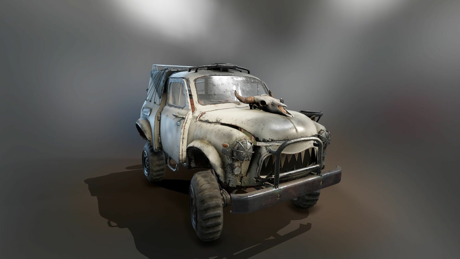ArtStation - Bugai the post apocalypse car 2017 year