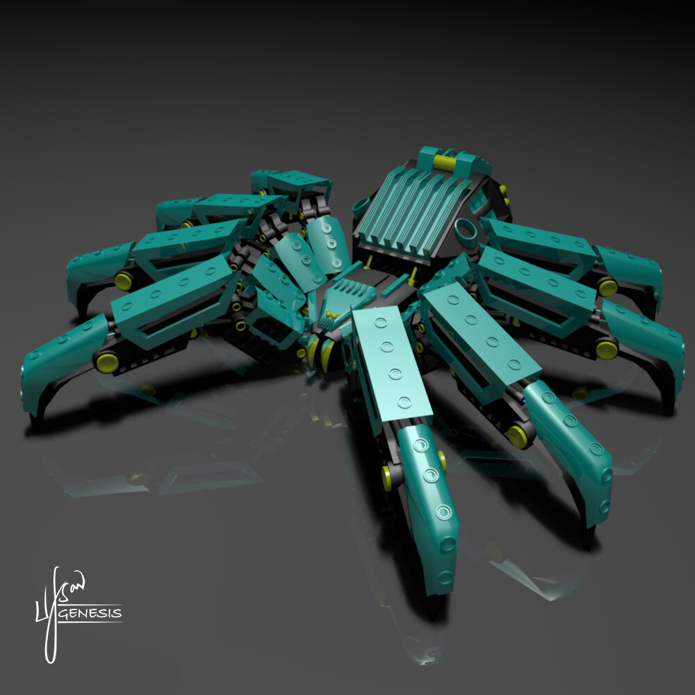 ArtStation - Mechanical Spider