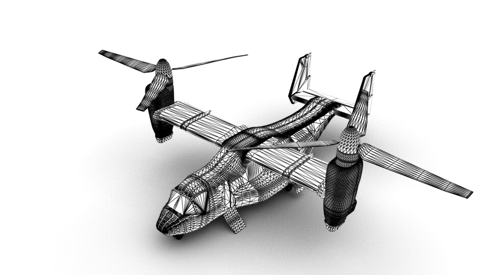 Matthew Hart - Bell Boeing V22 Osprey (High Poly)