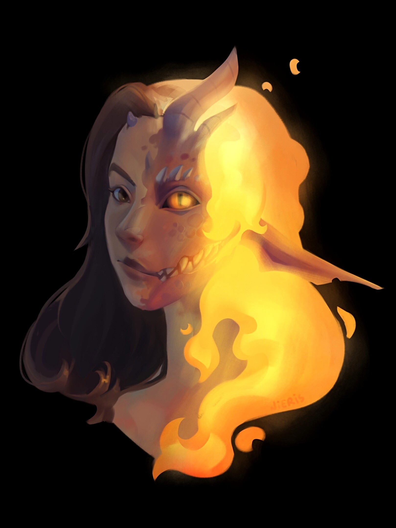 Veronique - Celine Firsova - Character sketches