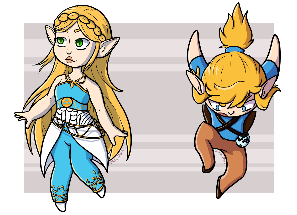 zelda chibi drawing