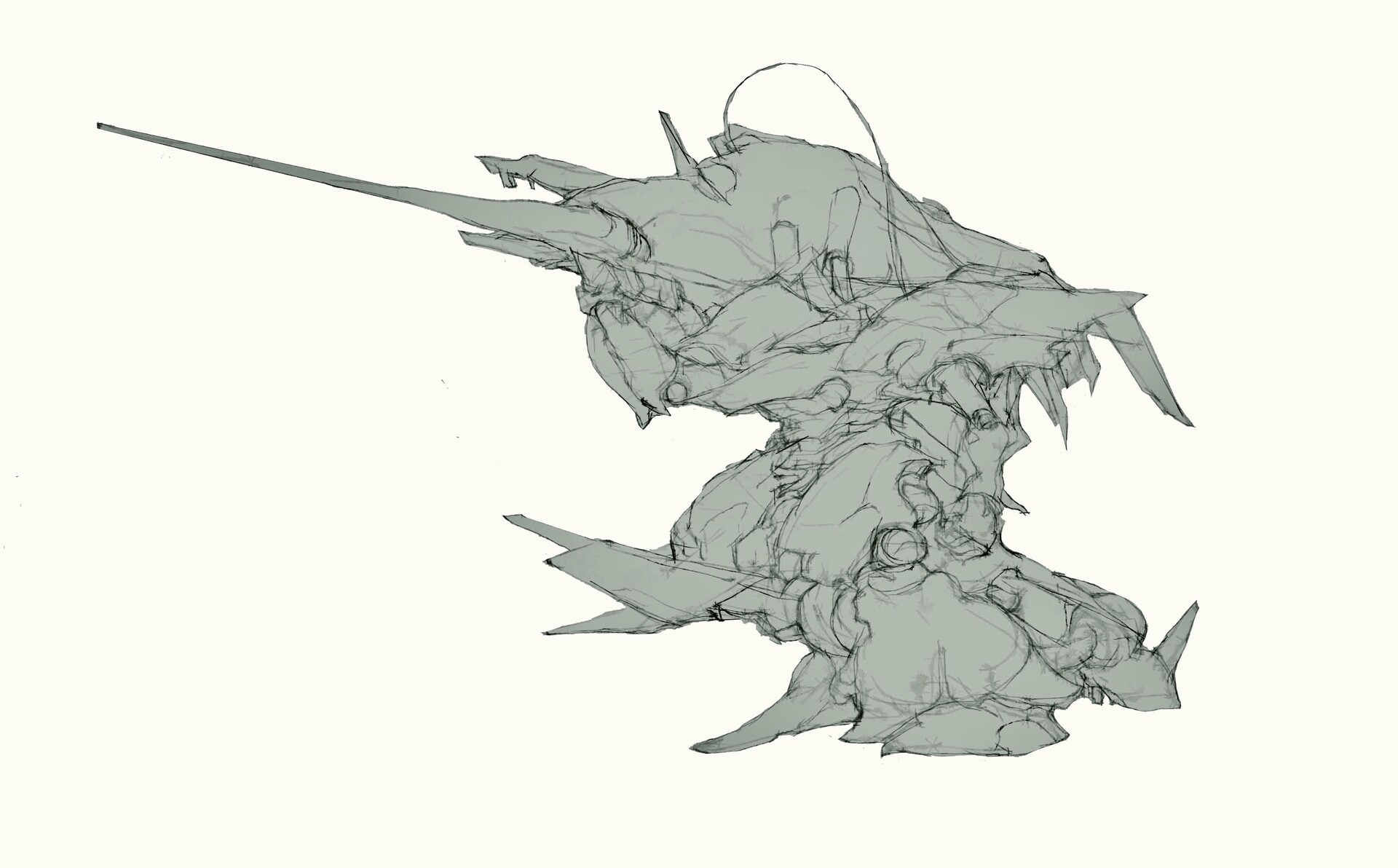 ArtStation - Some traditional machine armor design