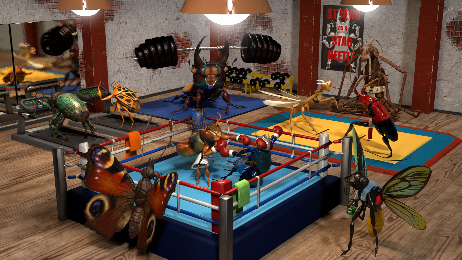 ArtStation - The Insect Gym