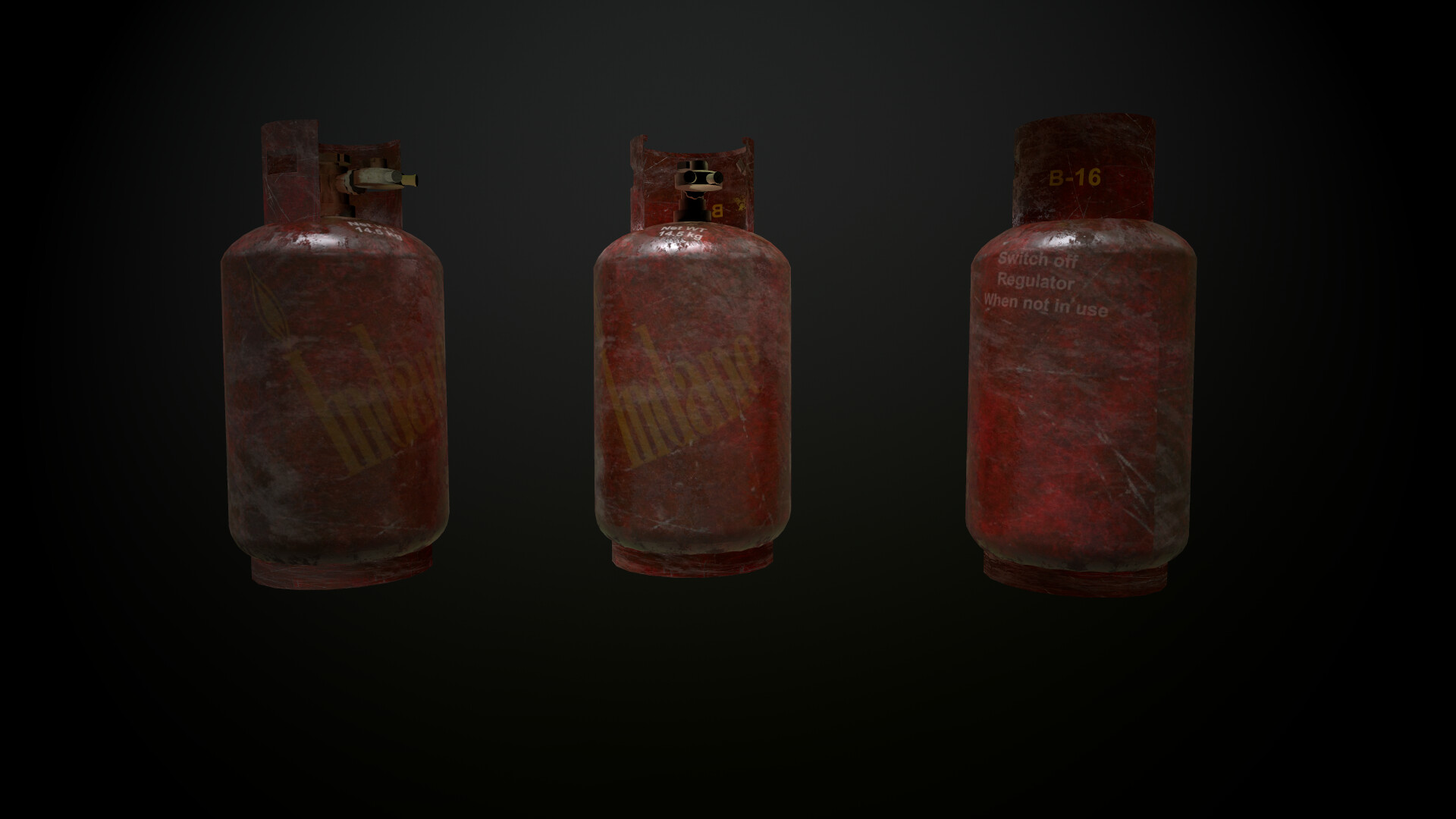 ArtStation - gas cyclinder