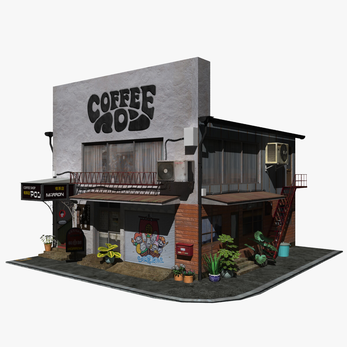 ArtStation - Marron Coffee Shop
