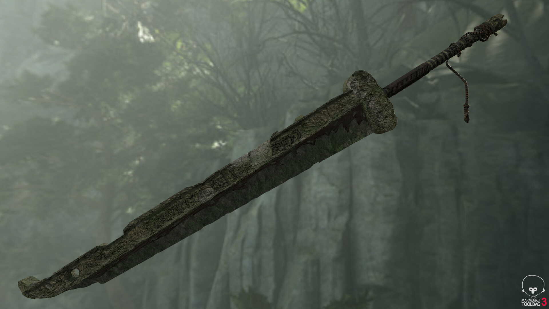 Ancient Stone Sword
