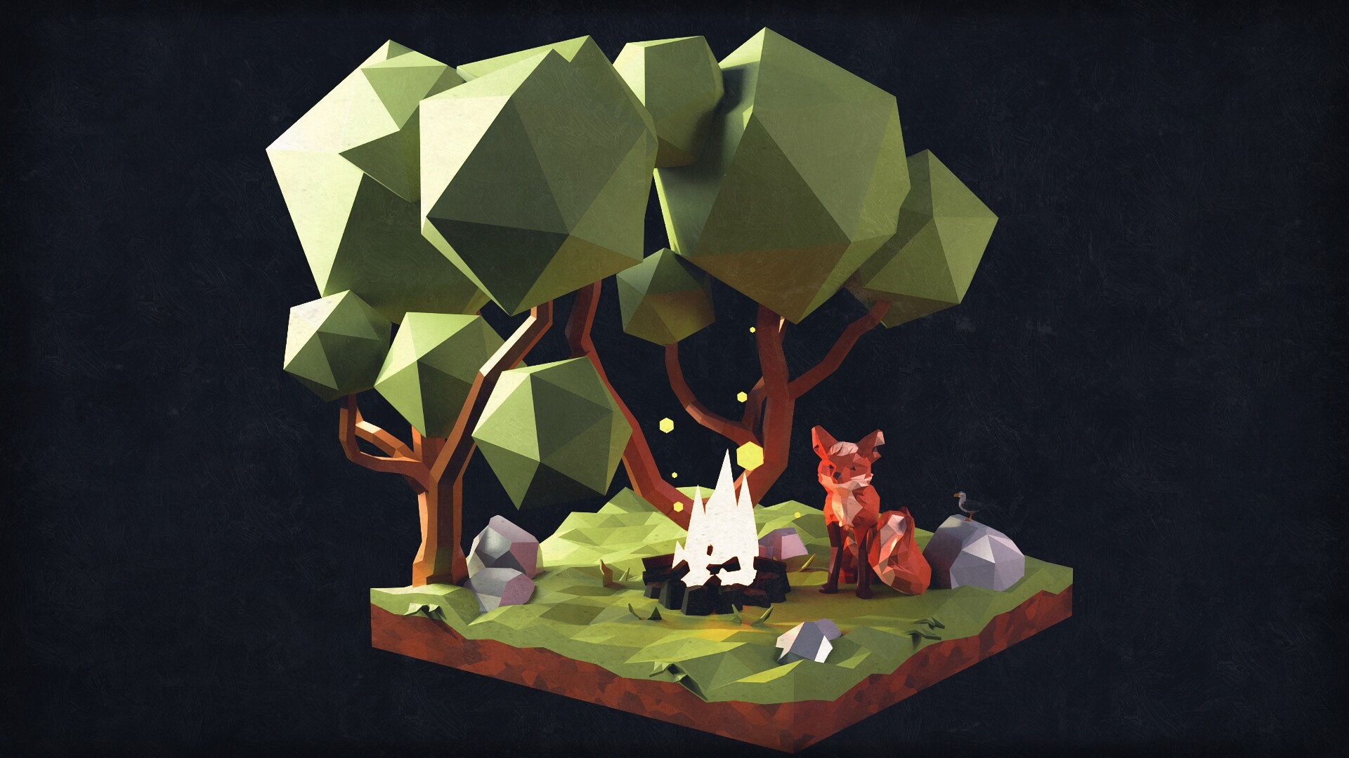 ArtStation - Low Poly Fox