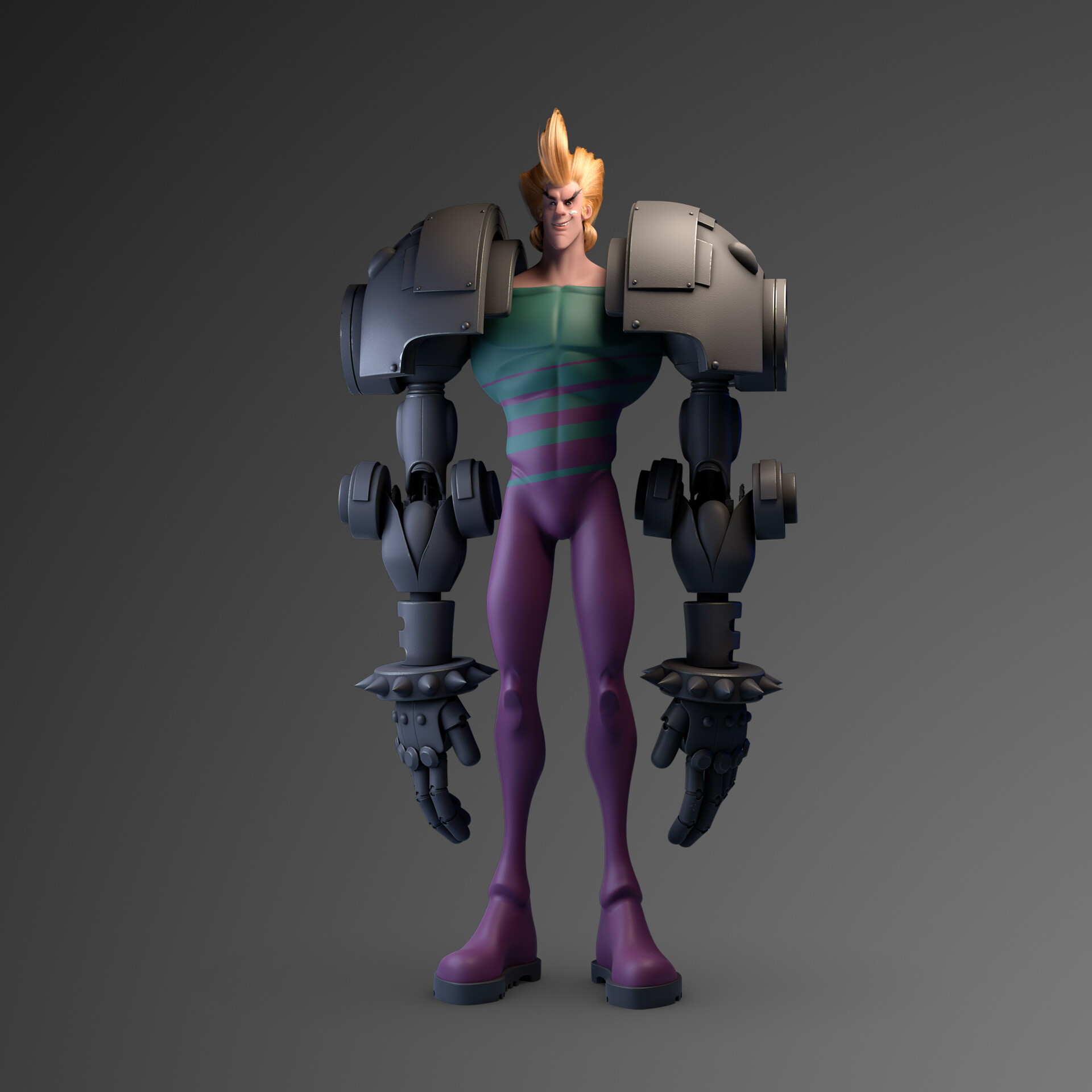 ArtStation - Robo-Fit Cyborg