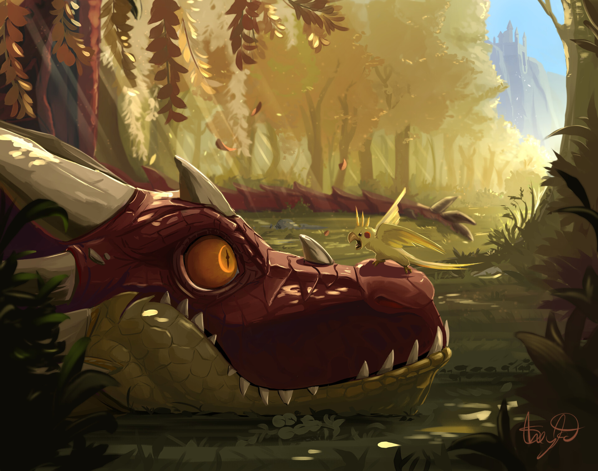 ArtStation - King cockatiel