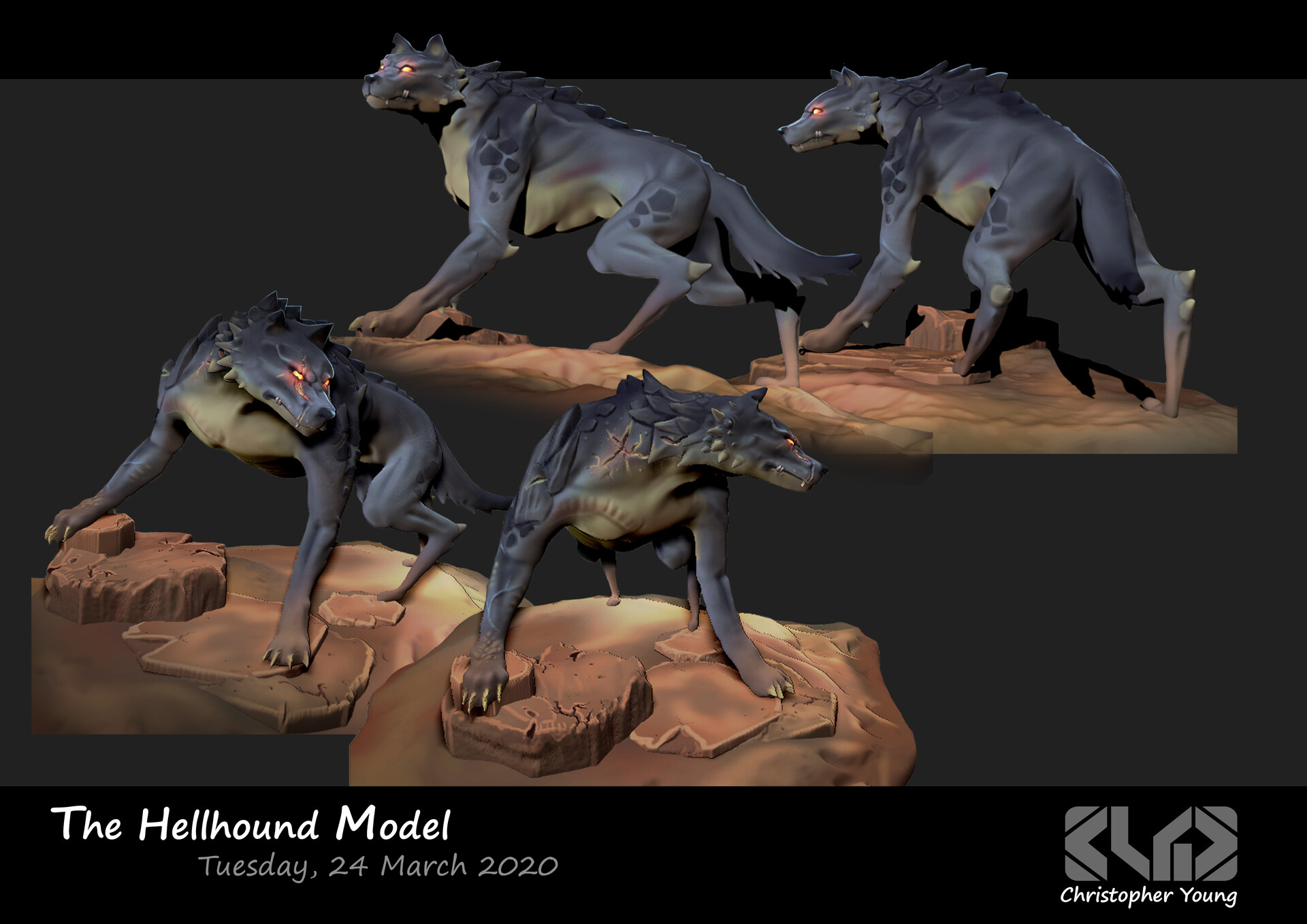 ArtStation - The Hellhound