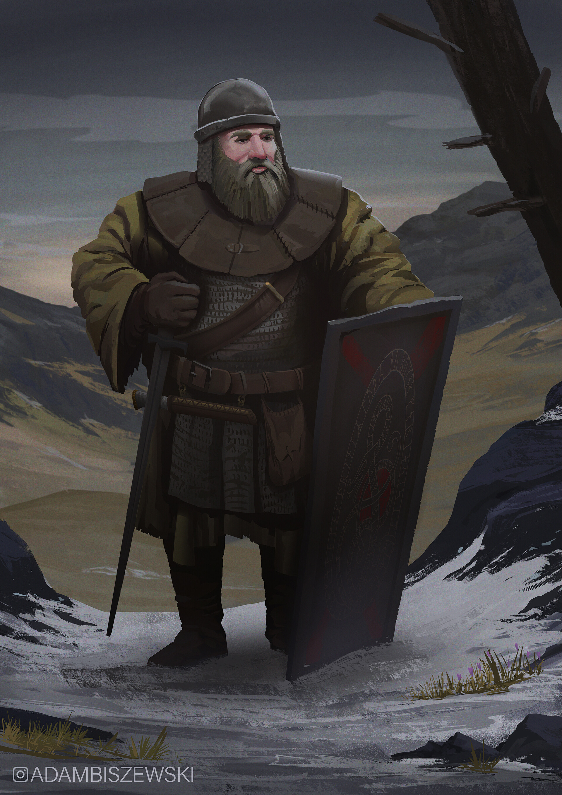 ArtStation - Old Warrior