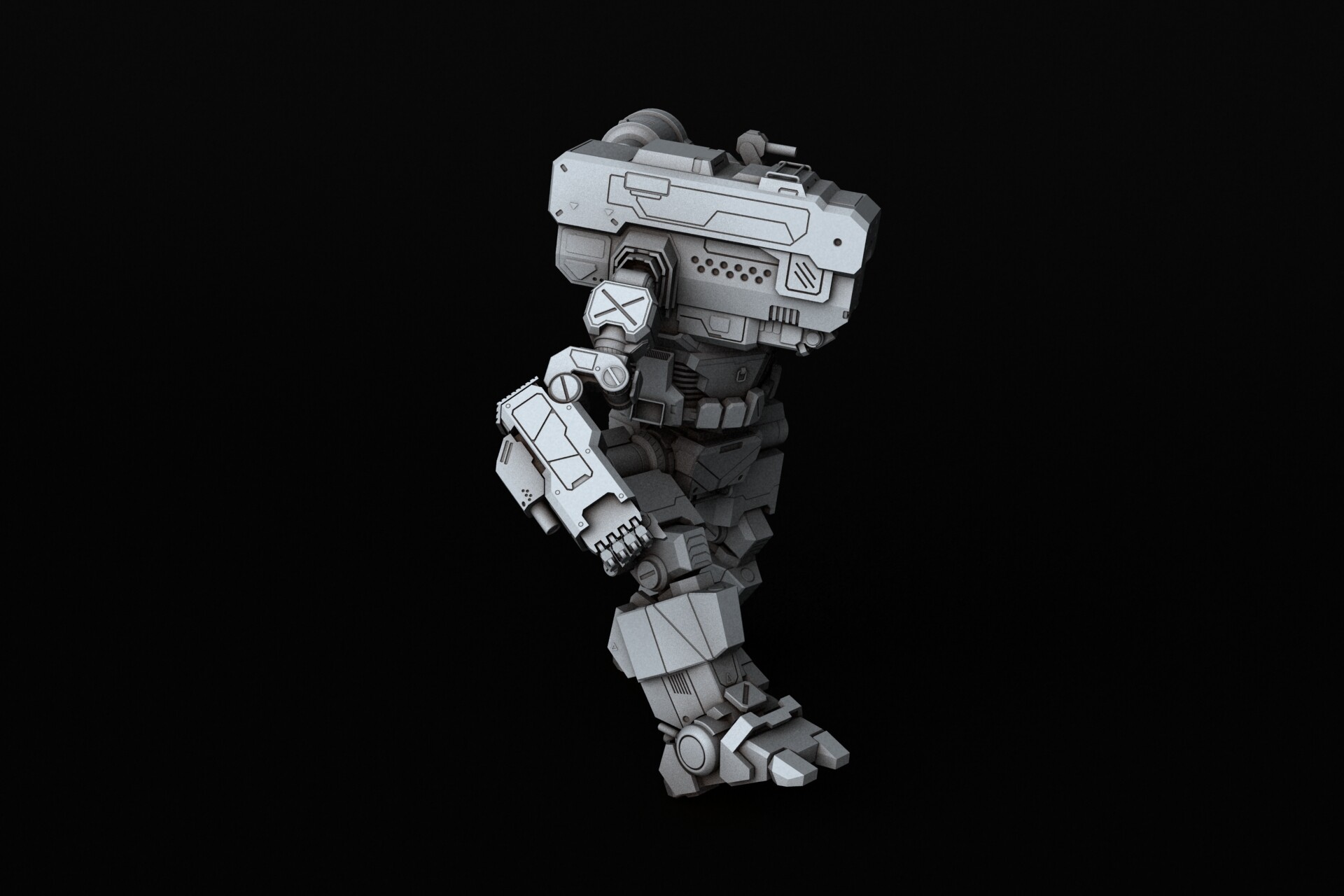 Aleksandr Ivanov - BATTLETECH Hunchback HBK-4G 3D print model