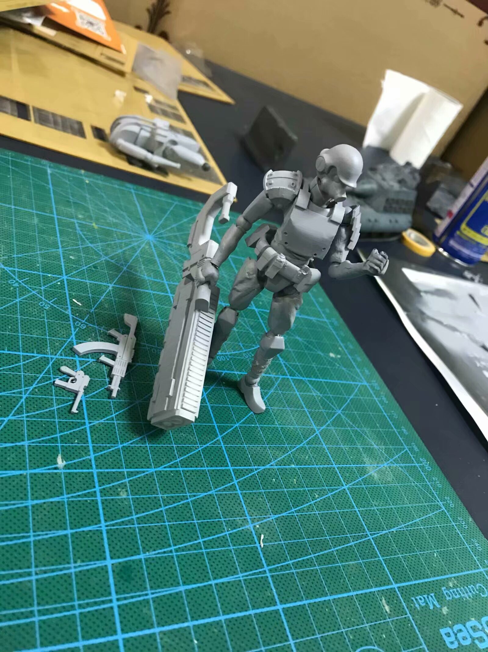 ArtStation - 3.75 1/18 soilder model