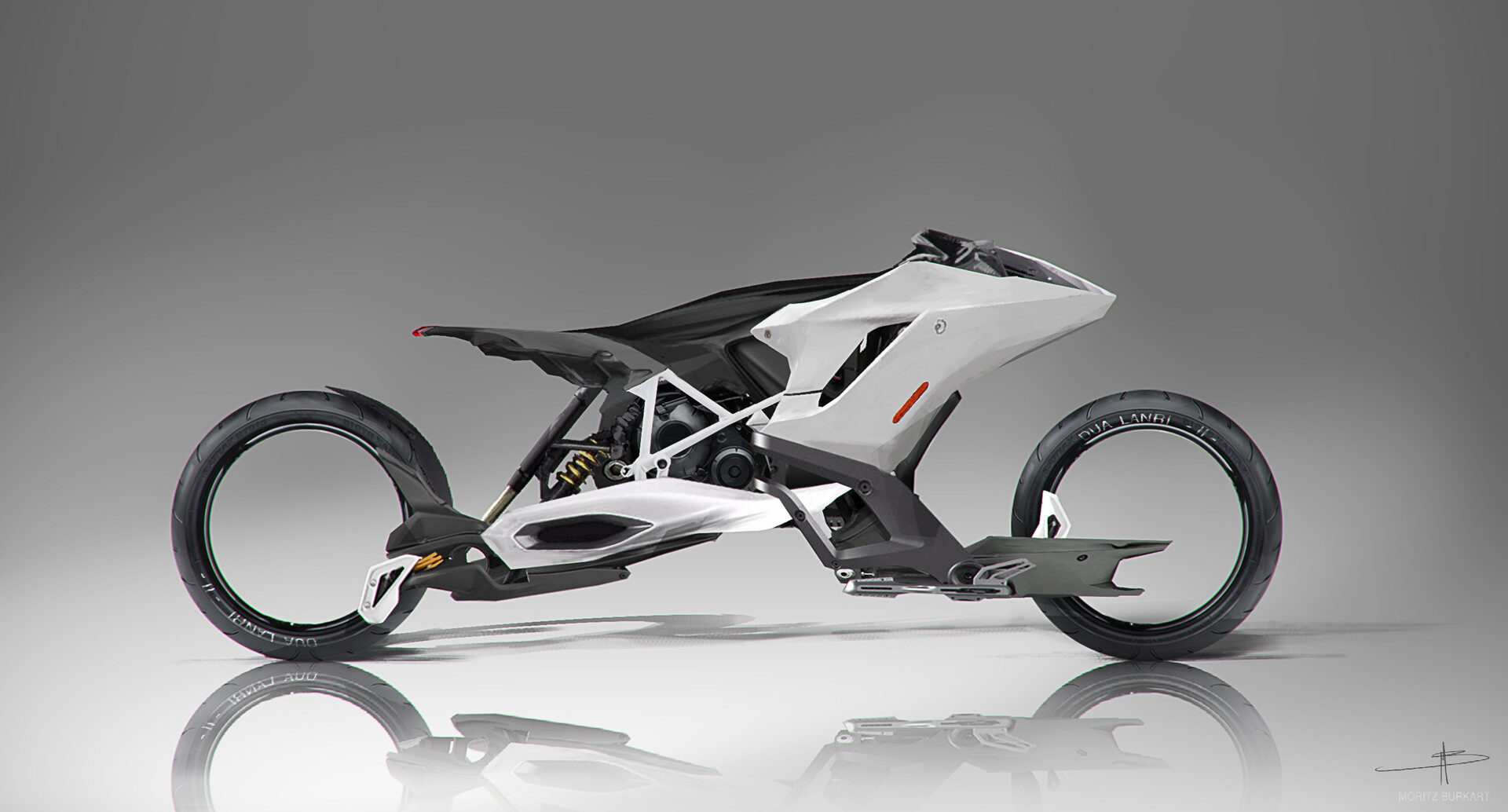 ArtStation - Futuristic Motorbike Designconcept