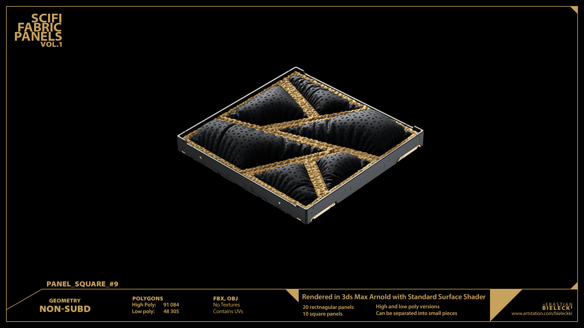 Sebastian Bielecki - SciFi Cloth Panels Vol 1