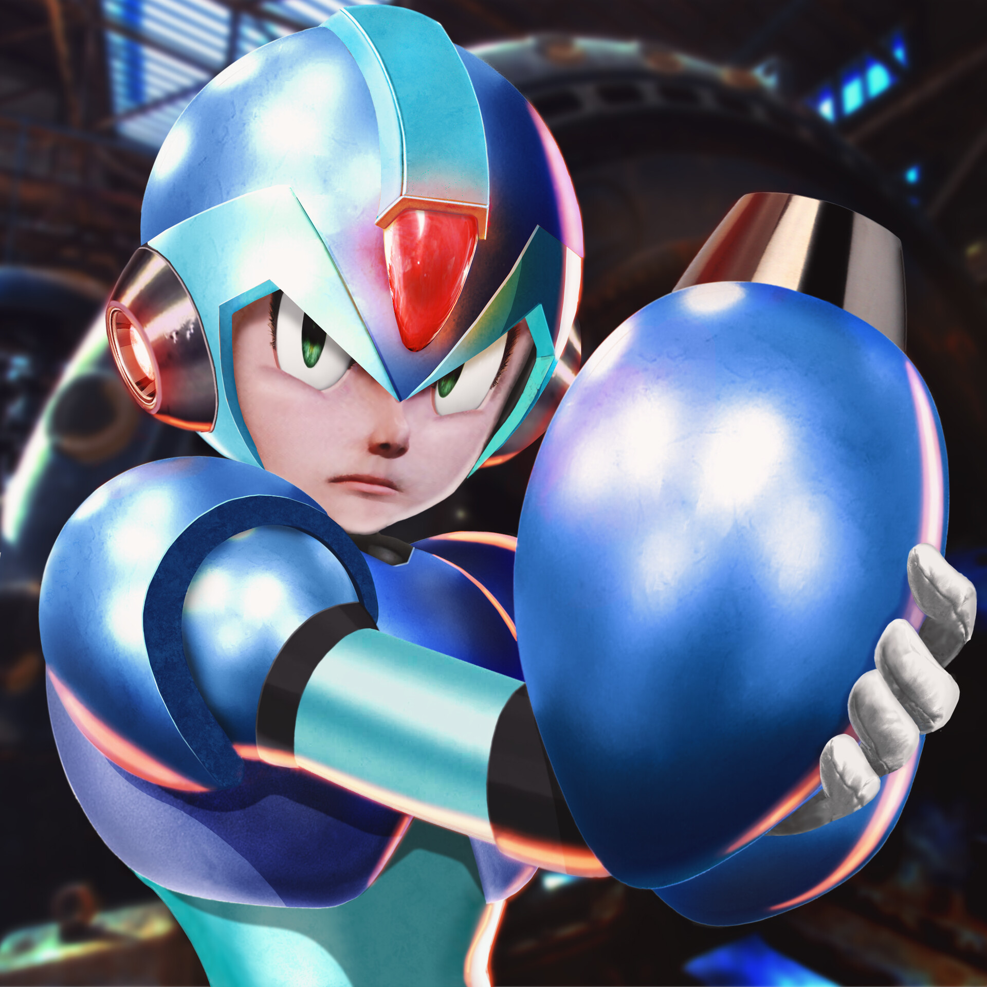 ArtStation - Realistic Megaman X