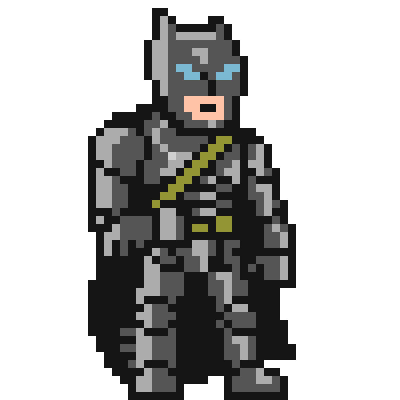 Simple Pixel Art Batman