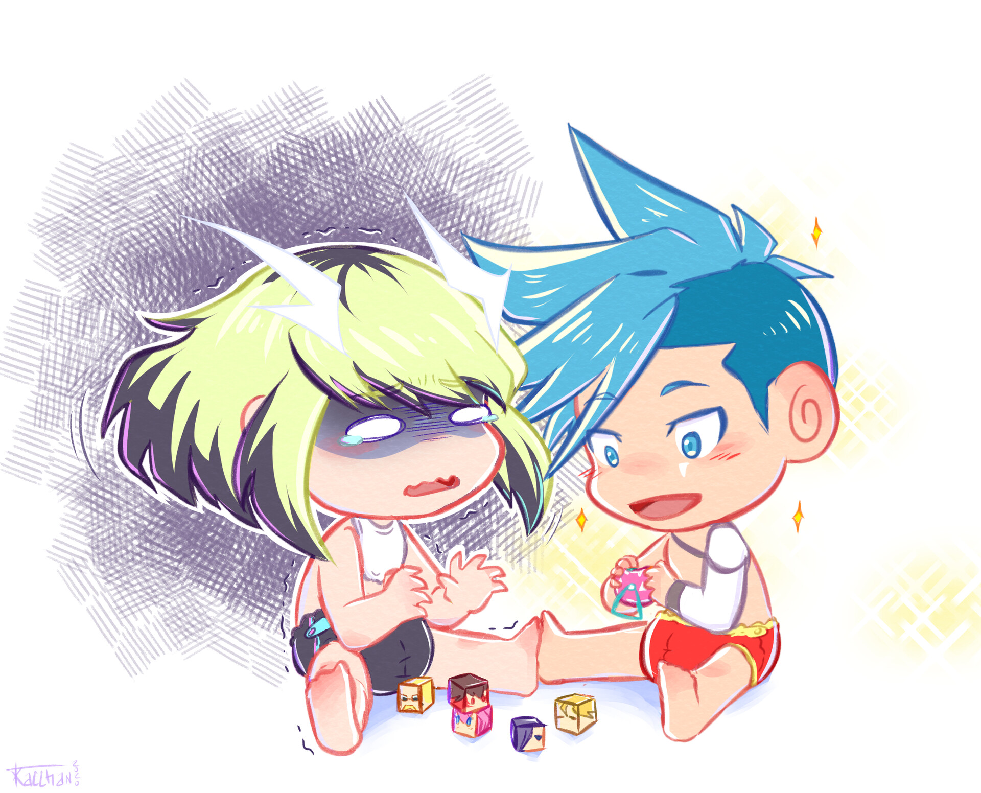 Yohan Julien - [COMIC STRIP] PROMARE - Angry baby Lio