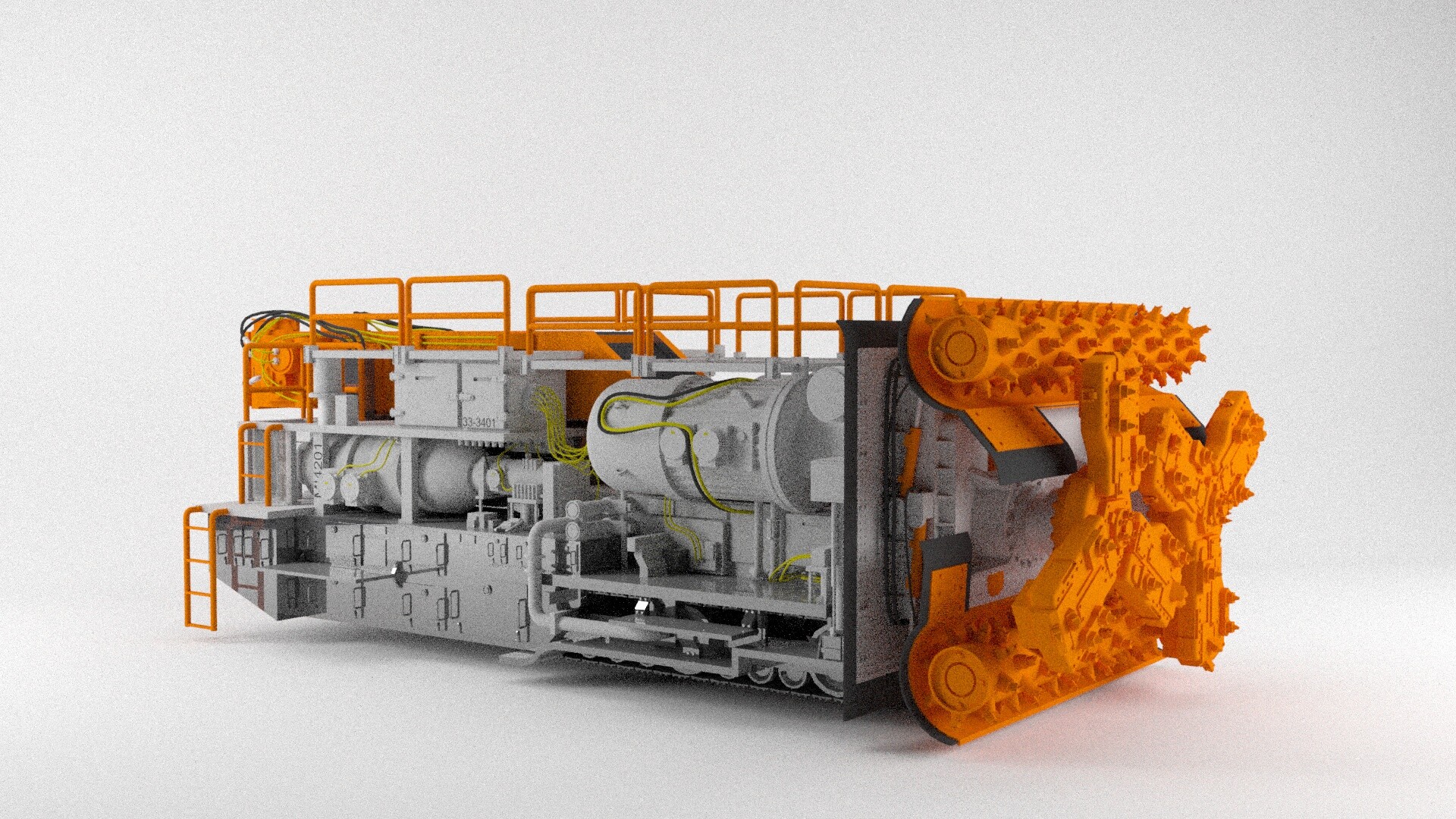 ArtStation - Sandvik MF 420 Miner