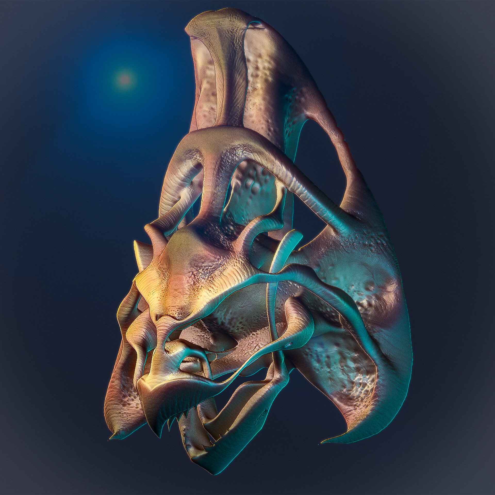 ArtStation - Alien Skull