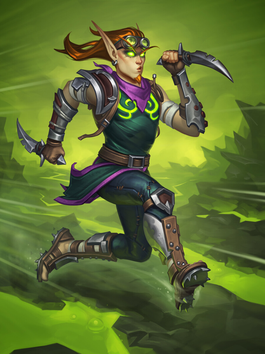 Azora Visuals - Hearthstone Ashes of Outland - Crimson Sigil Runner