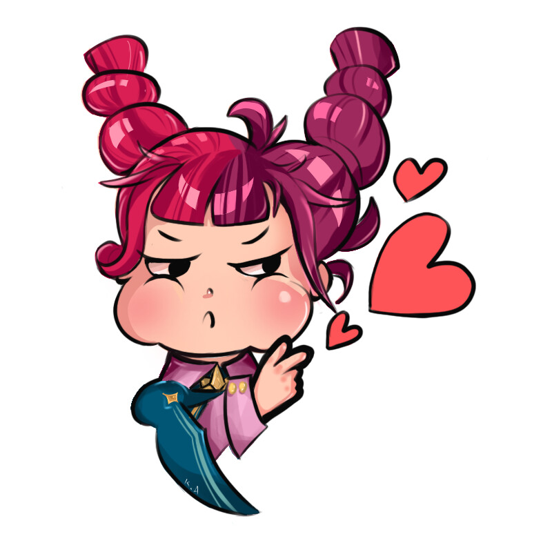 ArtStation - Lylia - Game Character Sticker